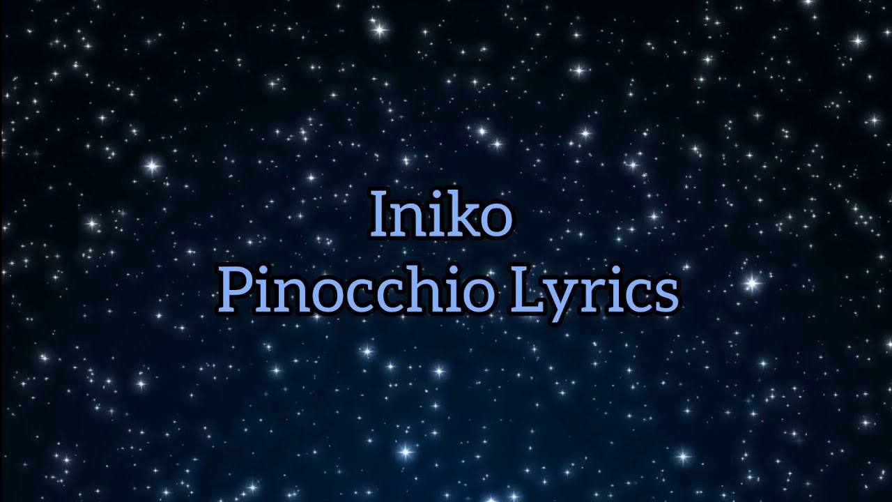 Iniko - Pinocchio Lyrics @Iniko #foryou #lyrics #music #fyp #iniko # ...