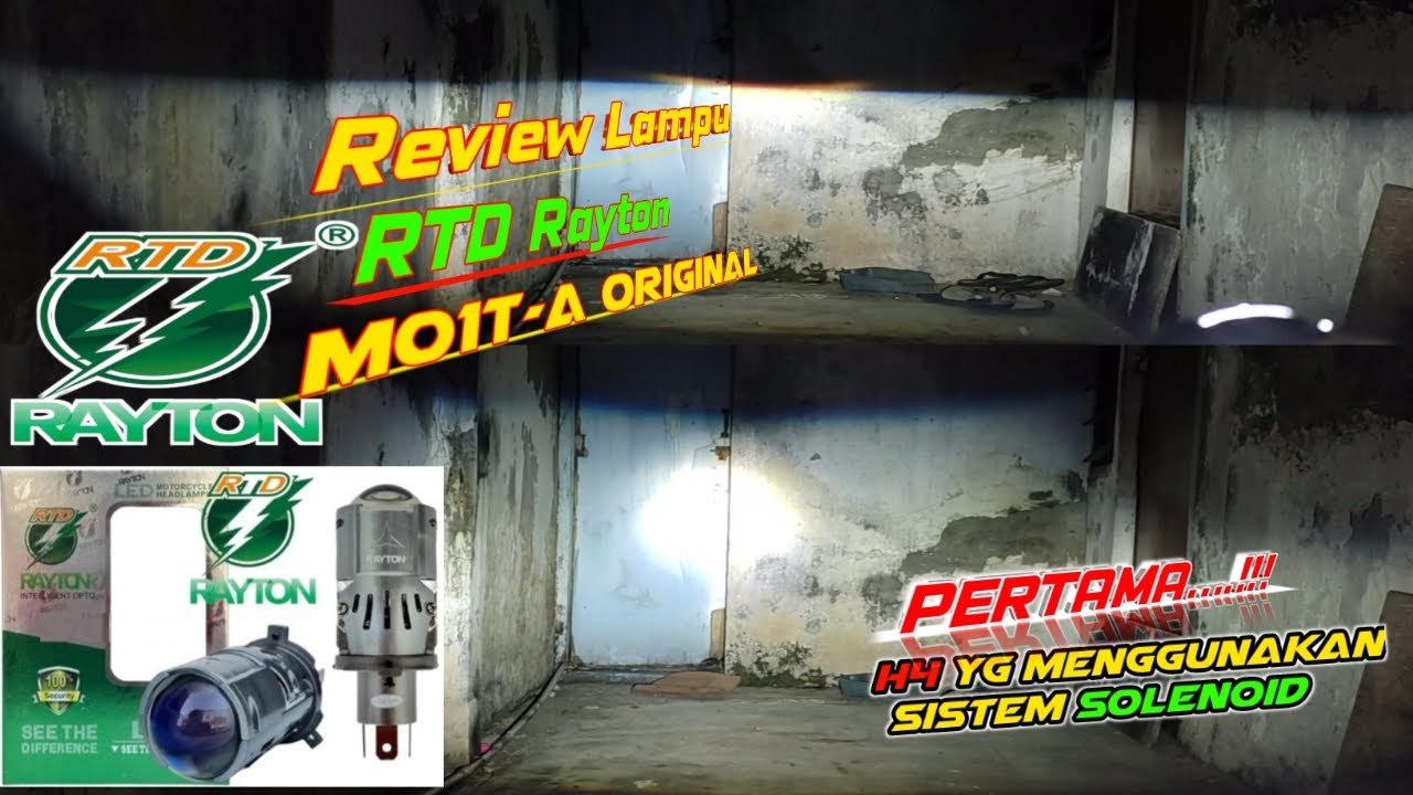 Review Lampu RTD Rayton M01T-A Original - YouTube