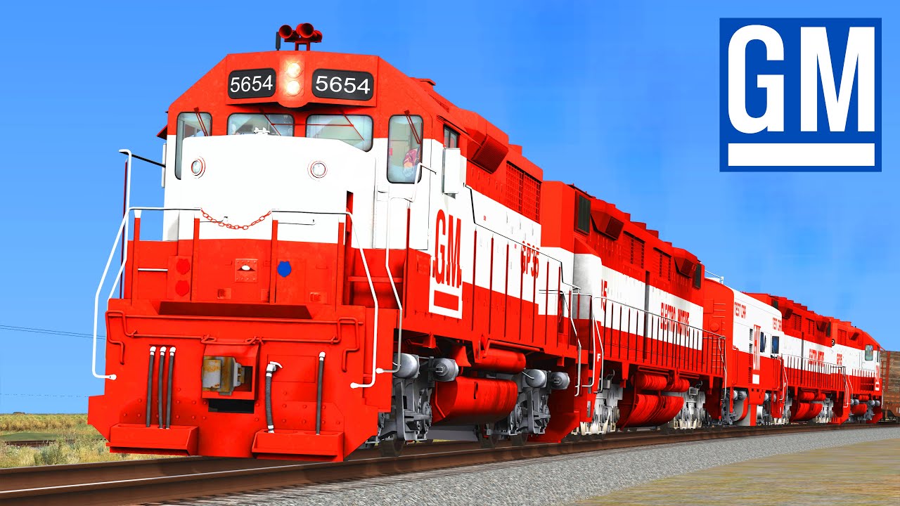 General Motors Electro-Motive EMD GP35 Demonstrator - YouTube