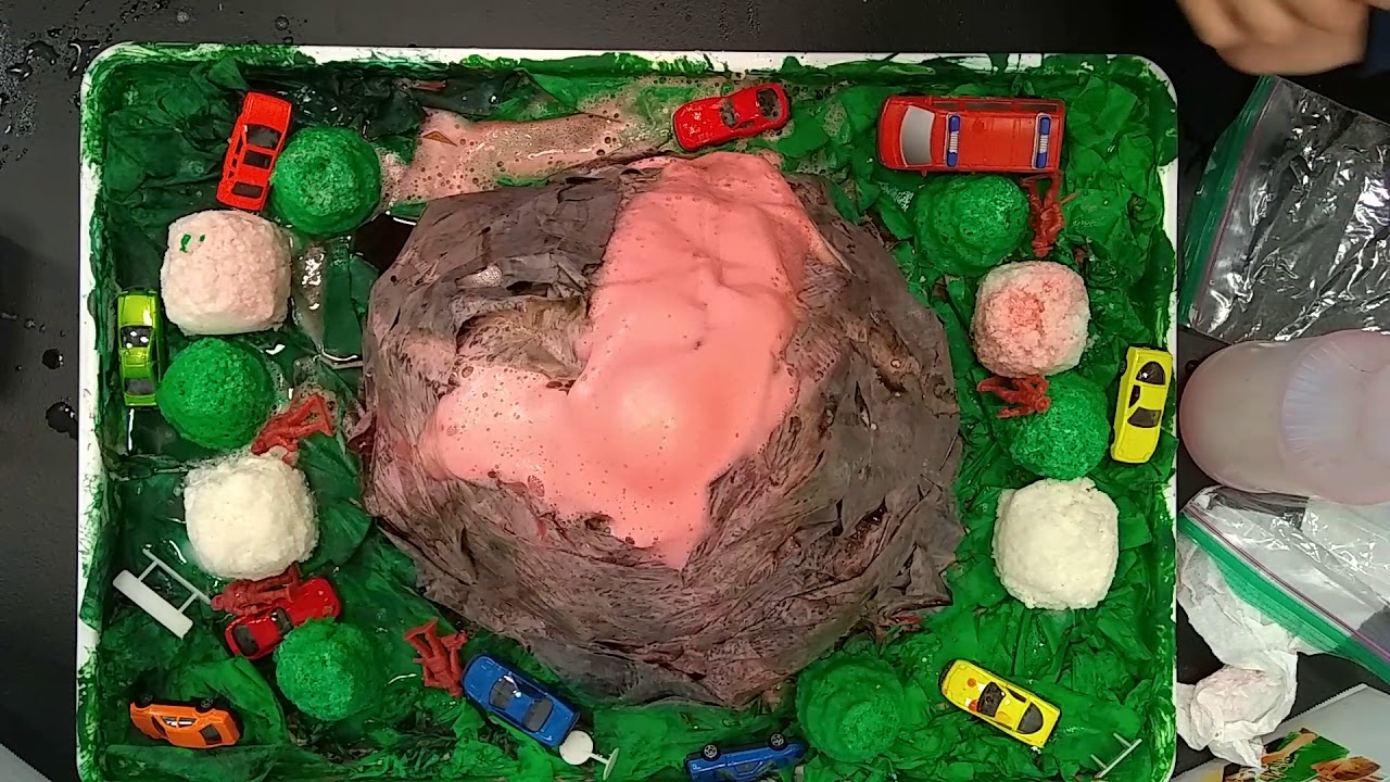 STEM Volcano Science Project - YouTube
