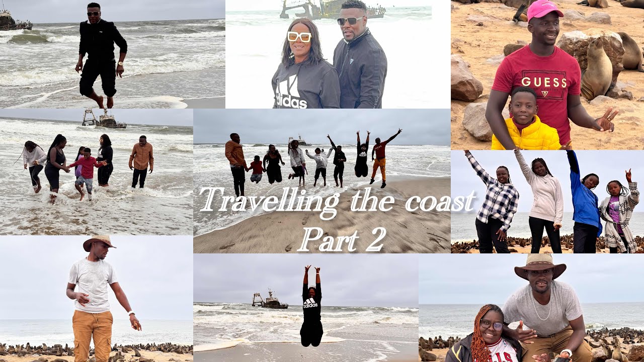 Travelling the coast with us| Cape cross Namibia|| Mini Vacation - YouTube