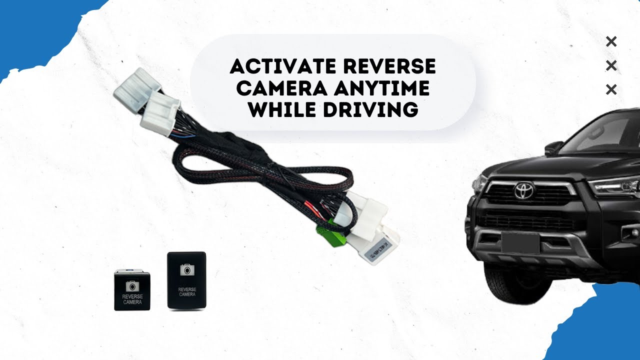 DIY: How To Install A Reverse Camera Activation Kit for Toyota 2020 ...