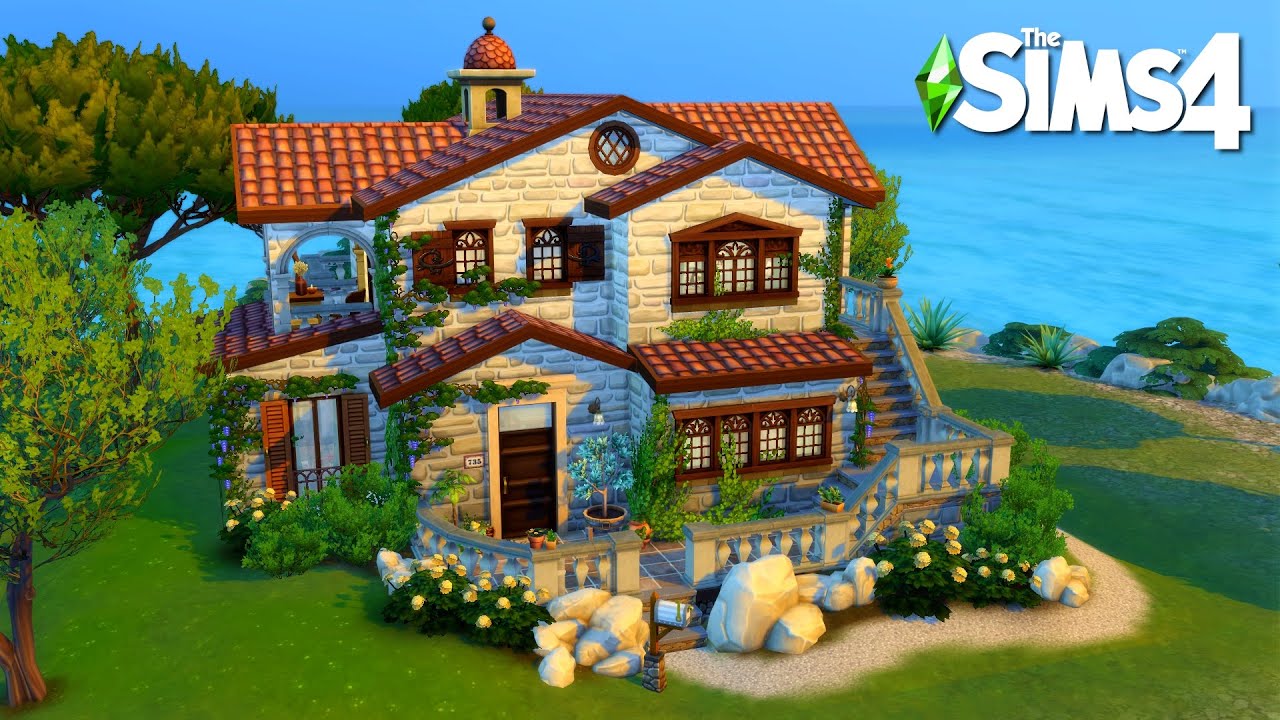 I built an Artist's family home using the ARTIST STUDIO KIT | The Sims ...