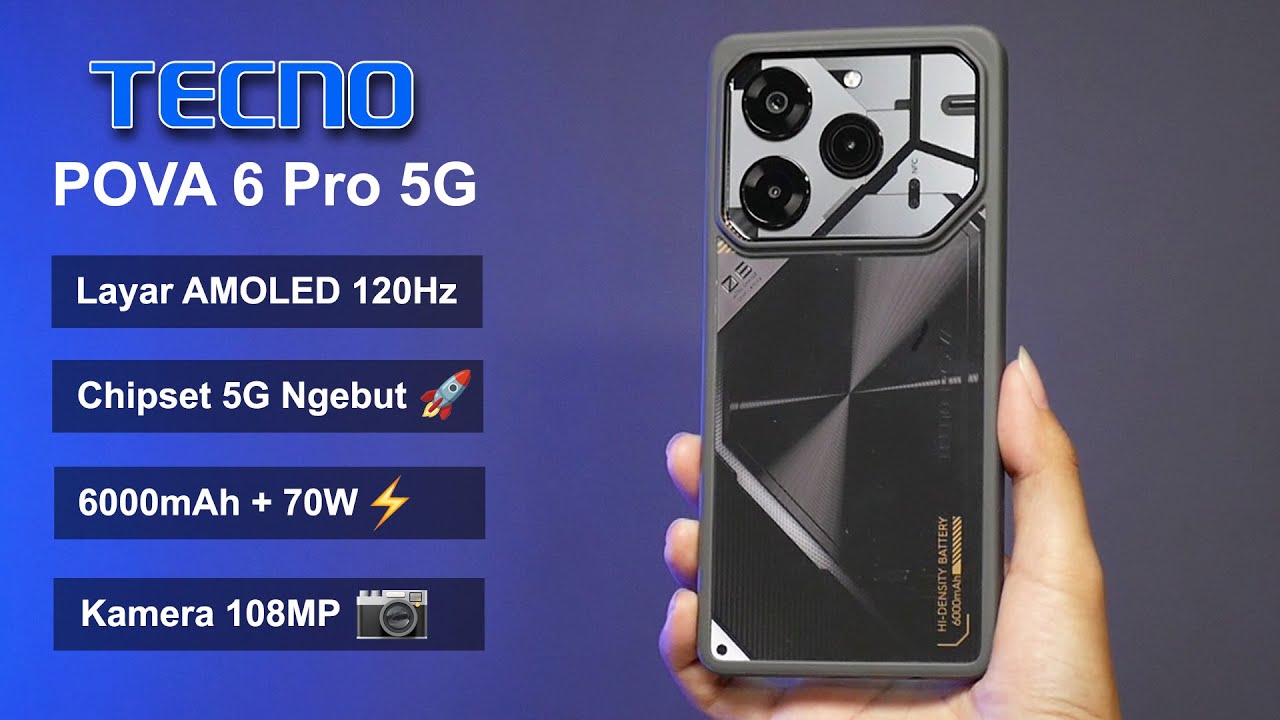 HP Gaming yang LENGKAP! - Review Tecno Pova 6 Pro 5G - YouTube