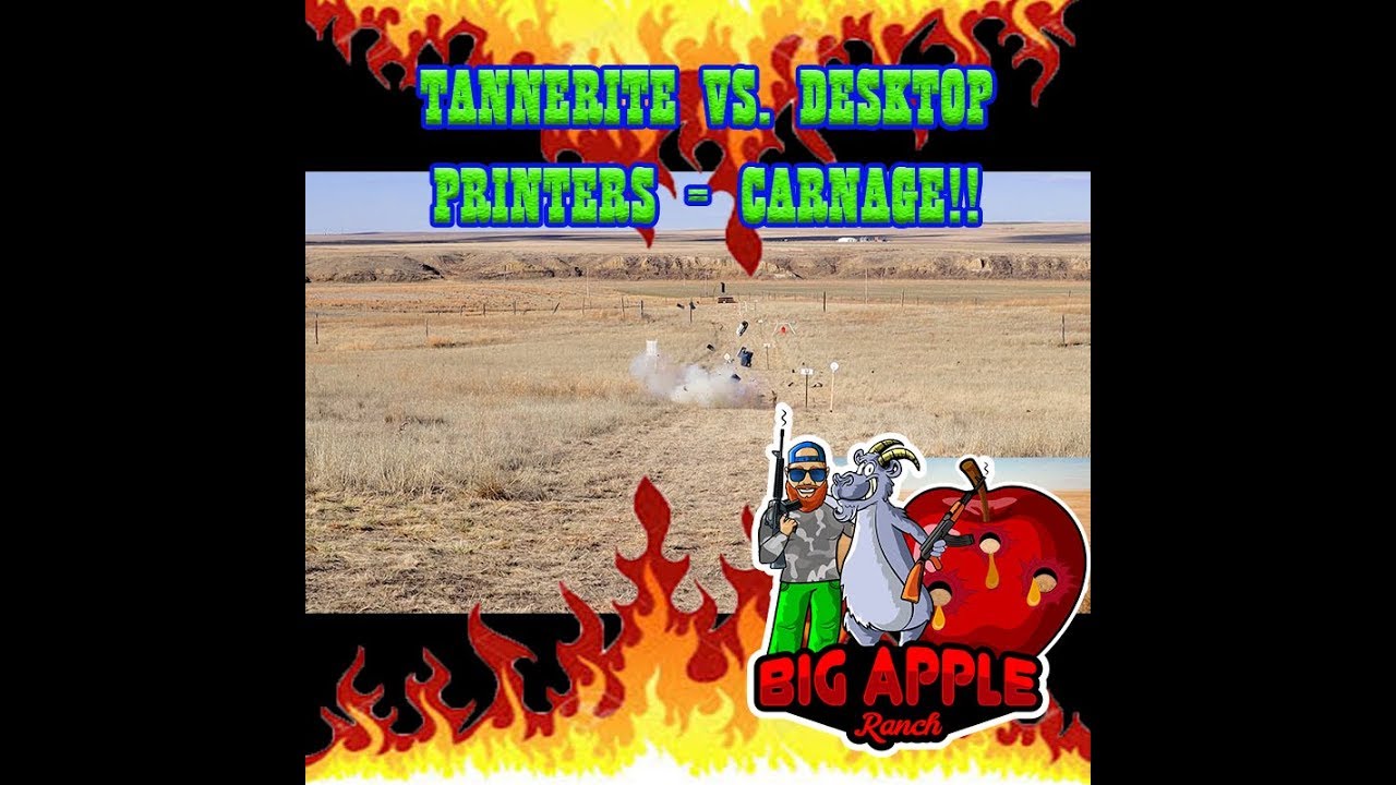Tannerite VS. Desktop Printers - YouTube