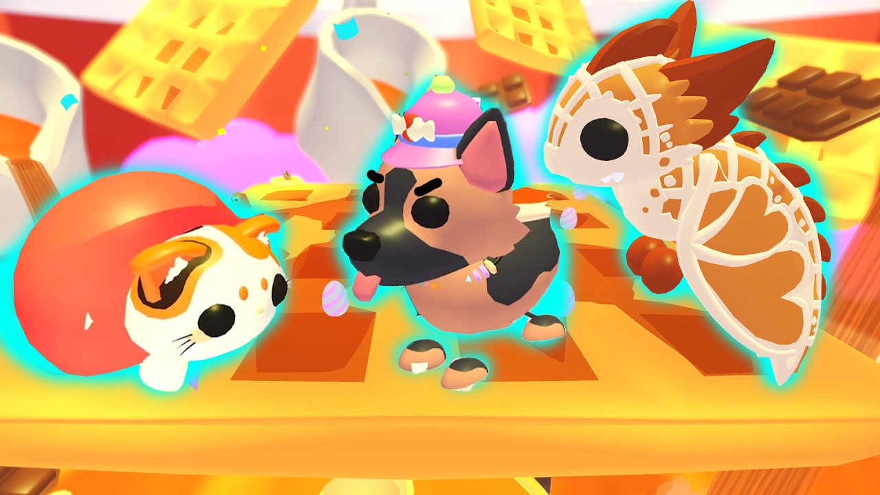 Waffle Wyrm + Mochi Meow Pets Week 2 of SugarFest in Adopt Me - YouTube