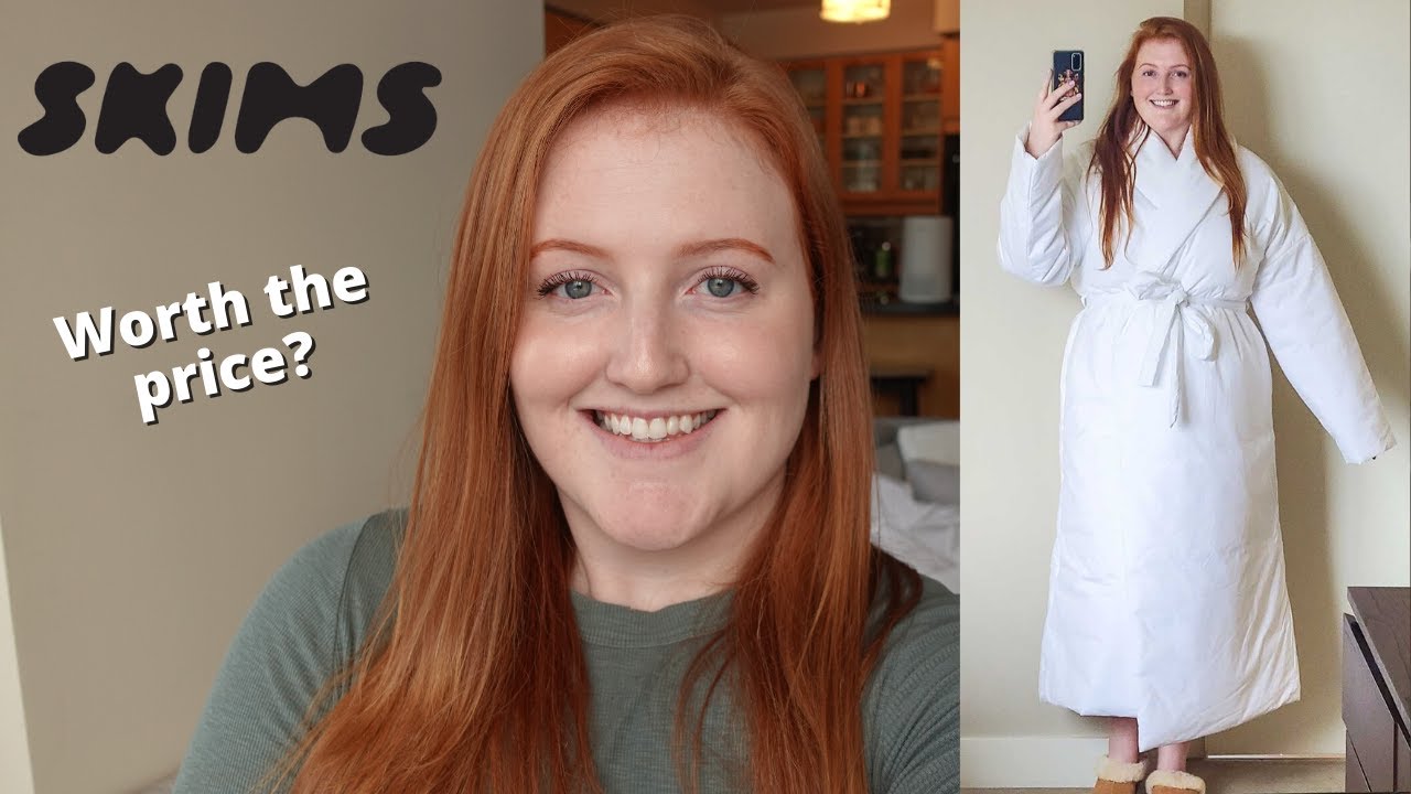 Skims Plus Size Duvet Robe Review - YouTube
