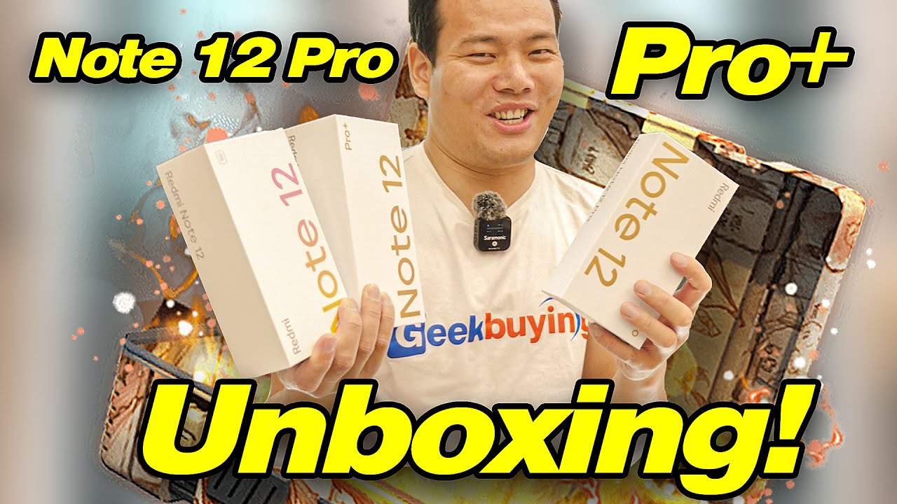Redmi Note 12 Pro/Pro+ Unboxing [English] - YouTube