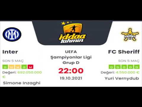 Inter Sheriff İddaa Tahminleri 19 Ekim 2021 #iddaa