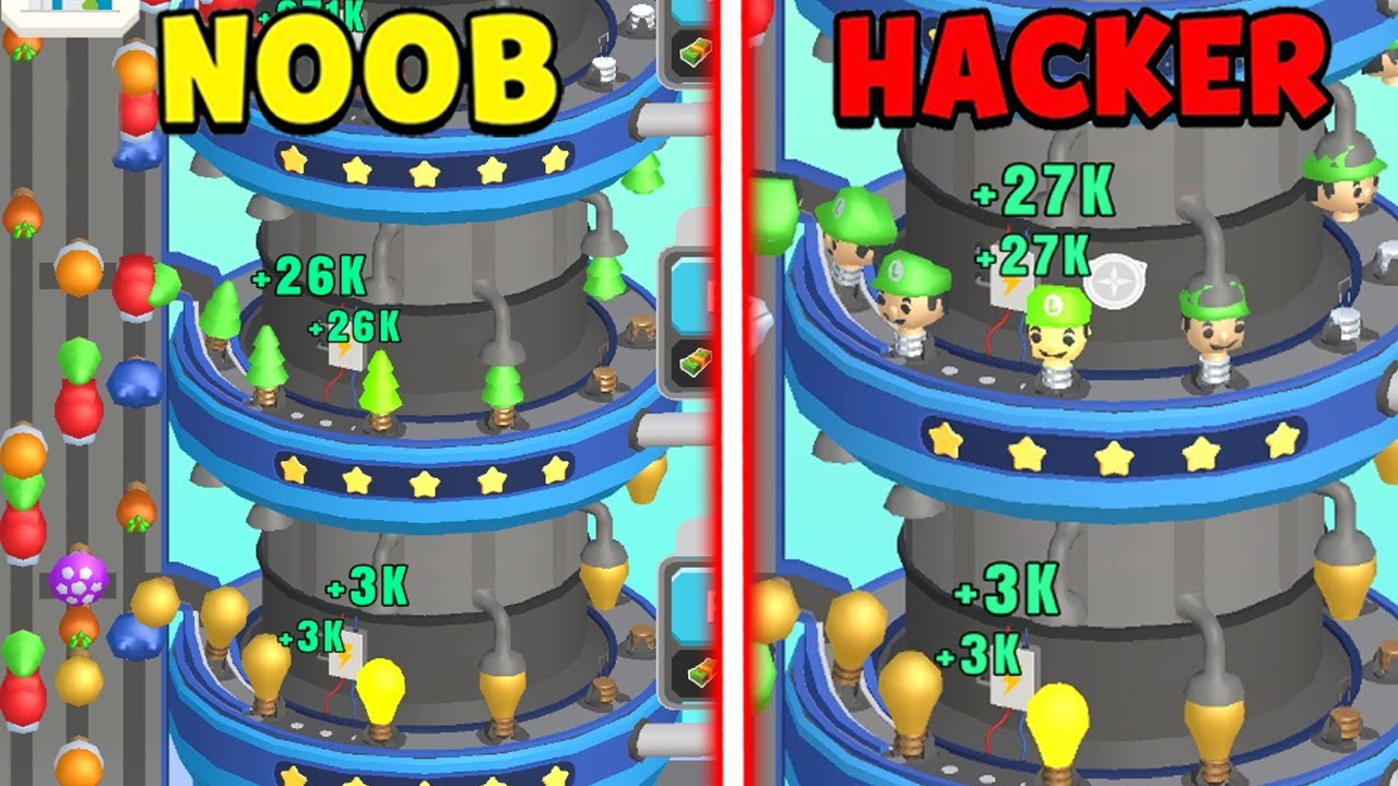 SHINCHAN NOOB VS PRO VS HACKER IN Idle Light bulb with franklin & chop ...
