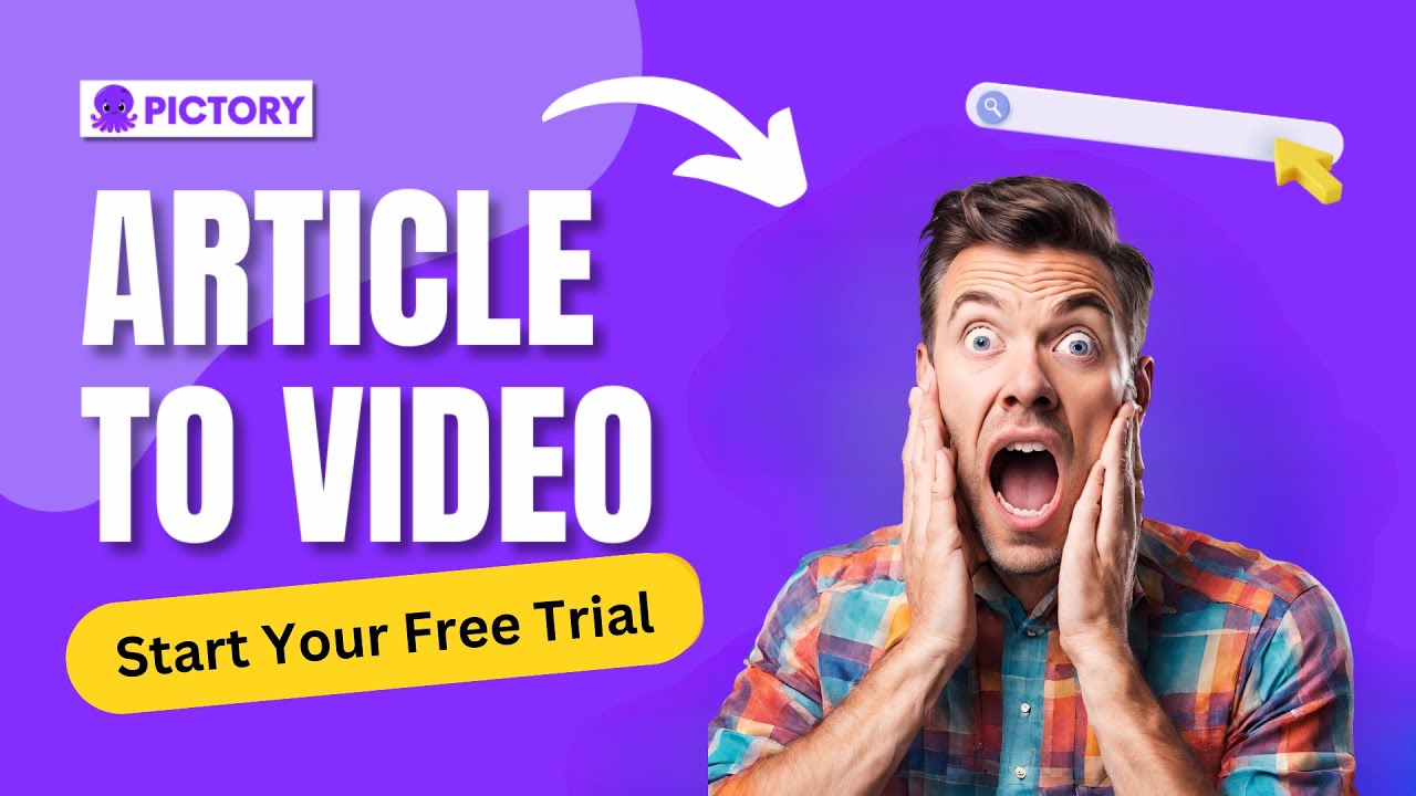 How To Convert Article Into Video Using Pictory AI - YouTube