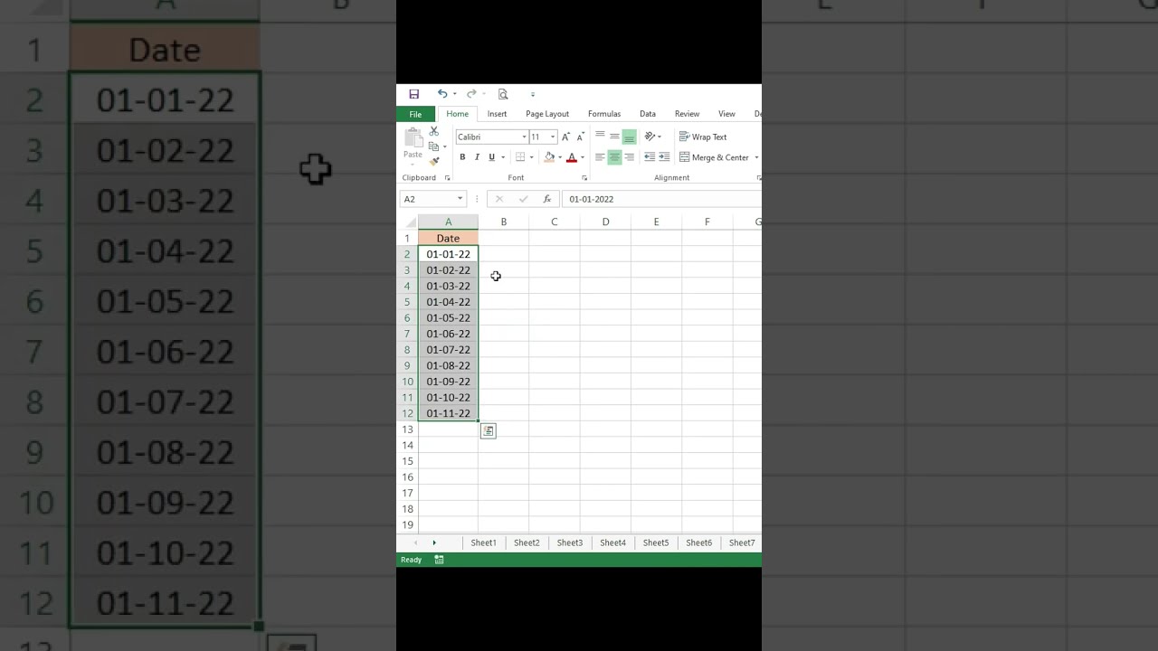 Drag Months In Excel Fill Series In Excel Excel Short Videos Drag Months In Excel Fill Series In Excel Excel Short Videos
