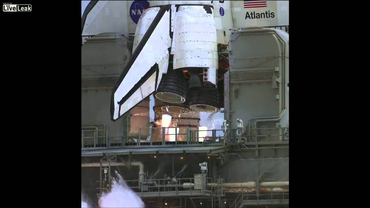 Space Shuttle Main Engines in Slow Motion - YouTube