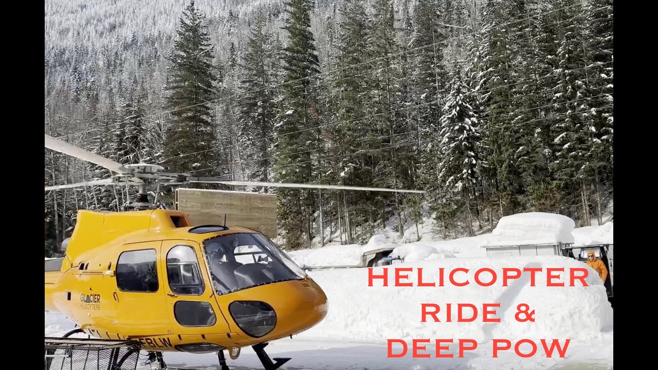 HELICOPTER, SNOWMOBILE, SCOUTING JUMPS AND ALOT OF POW IN REVELSTOKE ...