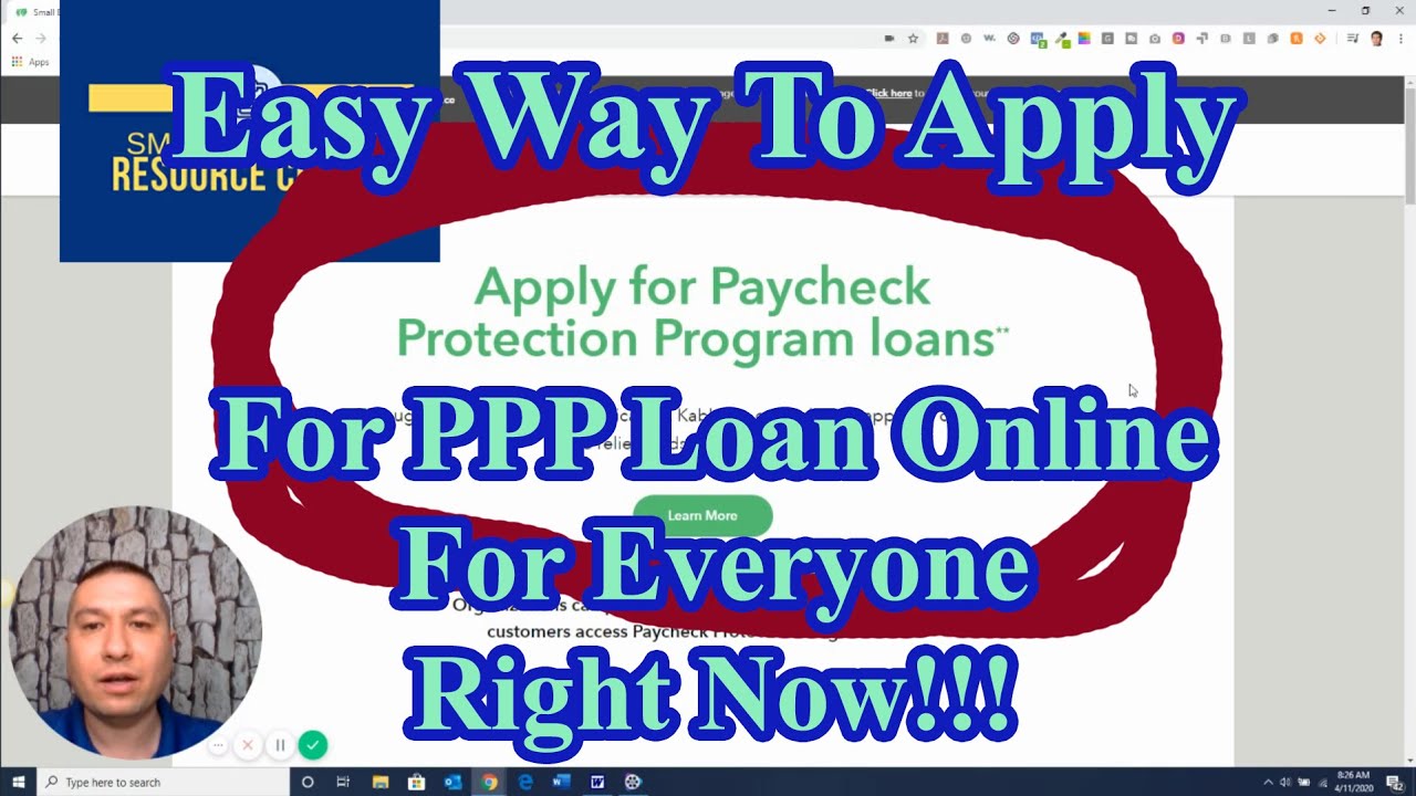 Easy Way To Apply For Paycheck Protection Program Online - Apply for ...