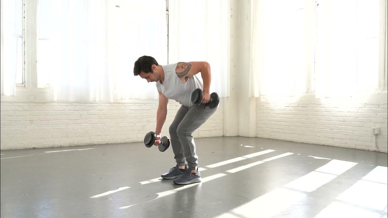 How to Do Dumbbell Alternating Row - Body by Kristi - YouTube