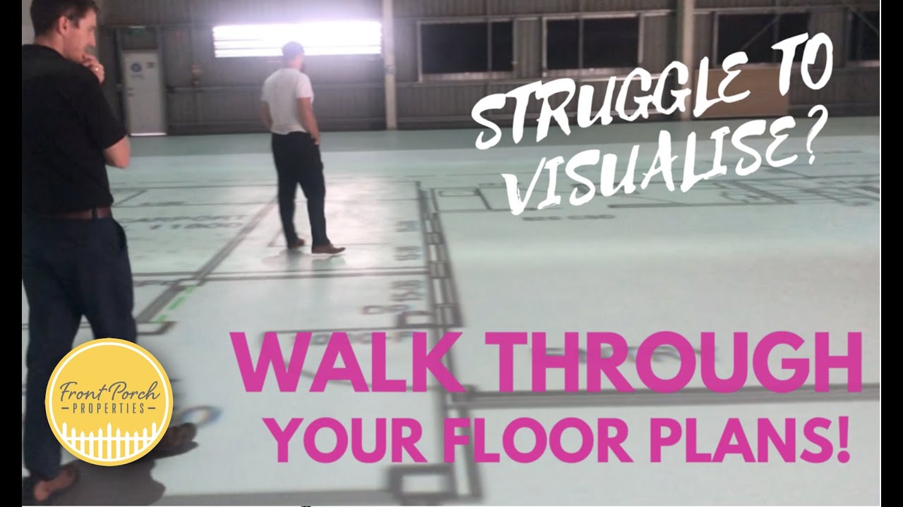 View your floor plans to scale! | Walk through your house design ...