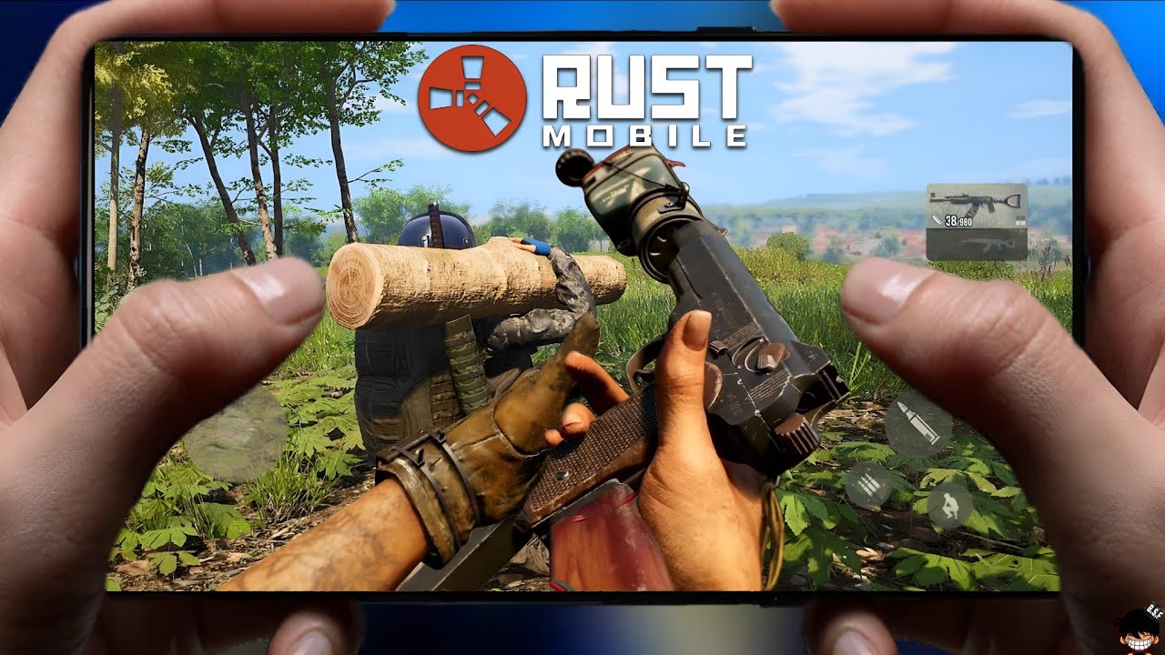 SAIU RUST MOBILE OFICIAL GLOBAL O INÍCIO DA MINHA PRIMEIRA GAMEPLAY! 4K 60FPS (Acesso antecipado ...