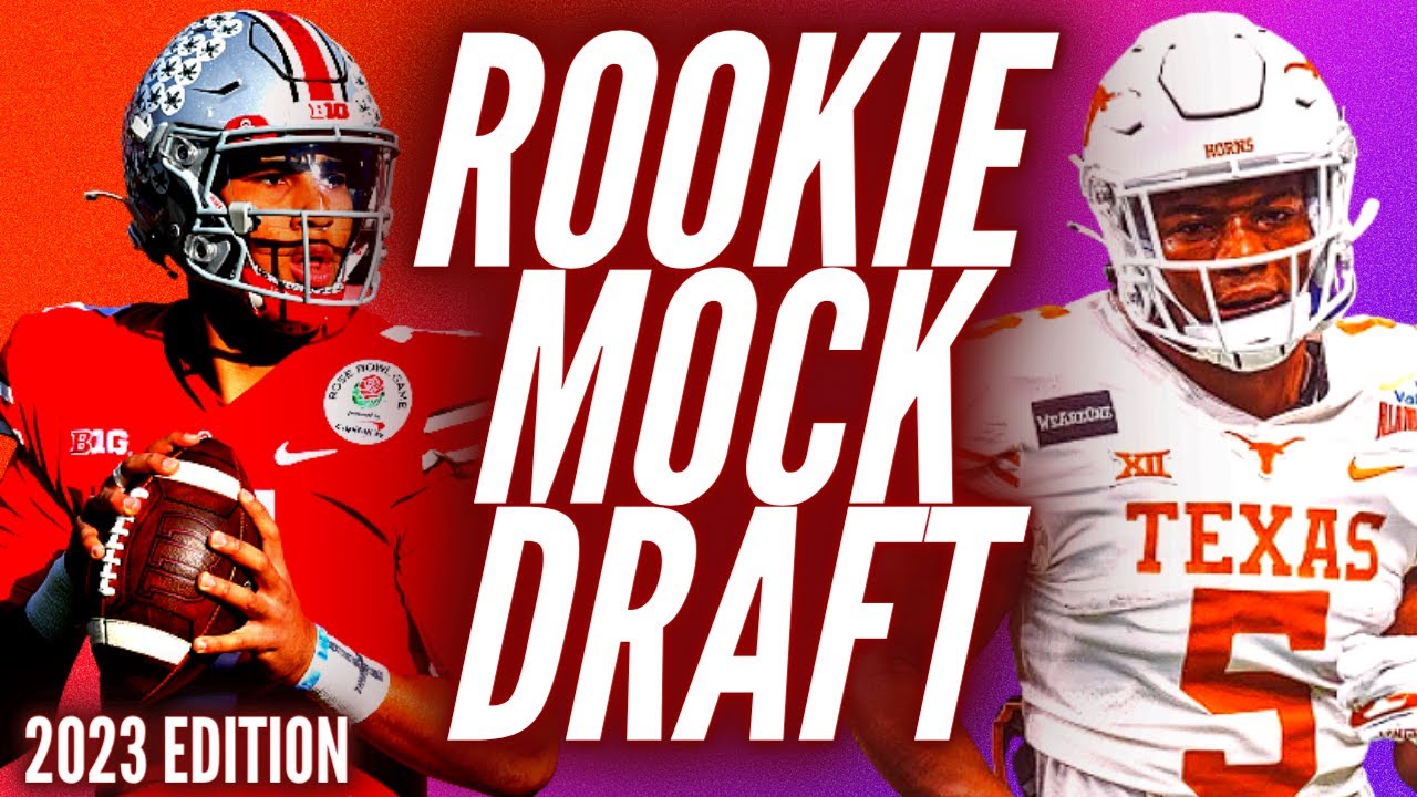 2023 Rookie Mock Draft (2 Rounds) - 2022 Dynasty Fantasy Football - YouTube