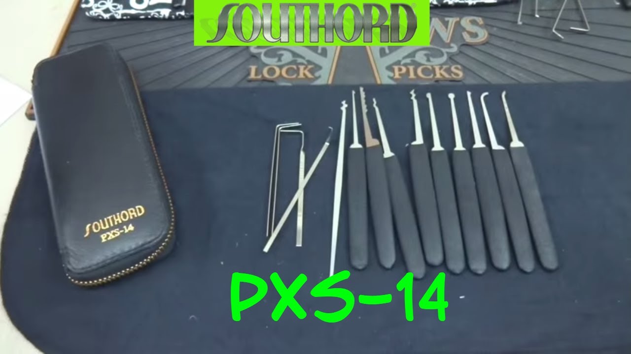 (760) Review: SouthOrd PXS-14 Beginner's Lock Pick Set - YouTube