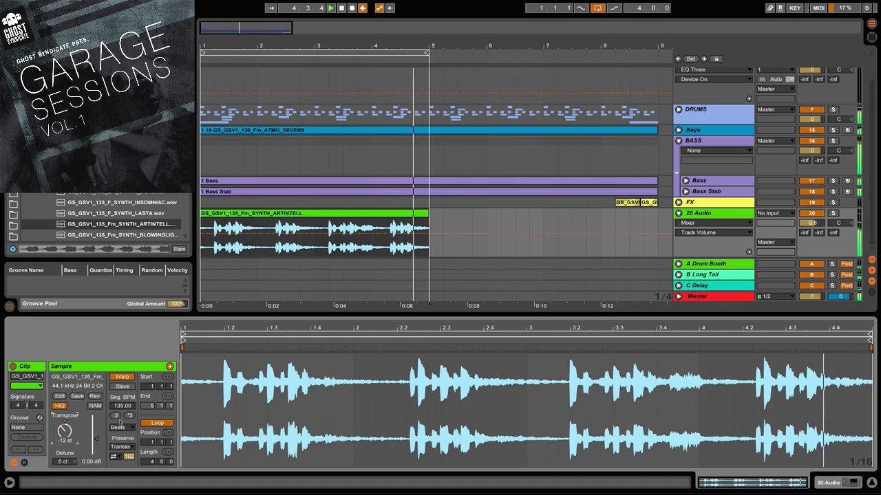 Deep Dubstep Ableton Workflow With 'Ghost Syndicate Garage Sessions Vol ...