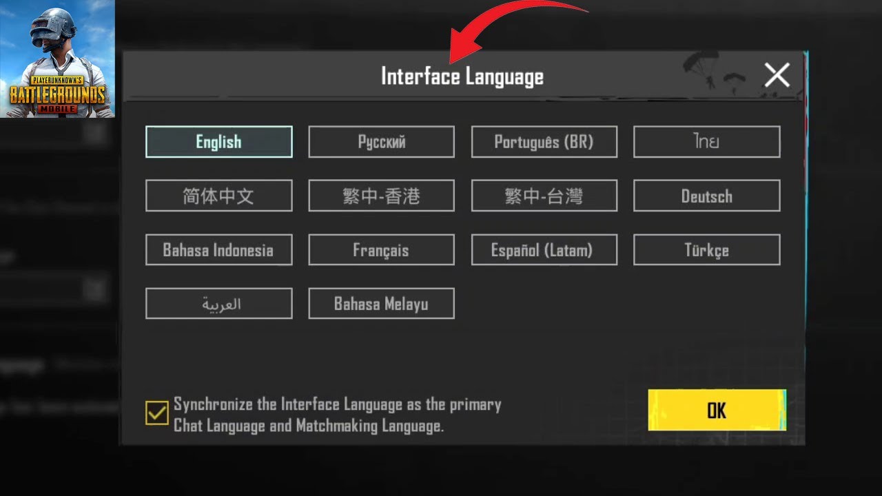 How to Change Language in Pubg Mobile | How to Change Interface ...