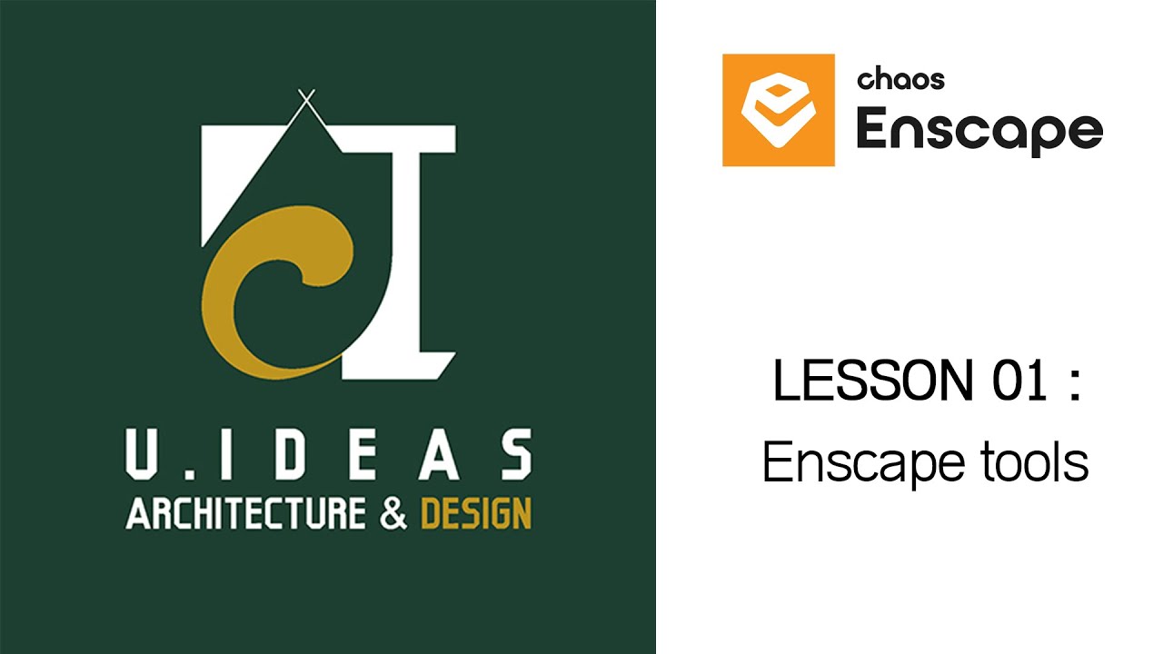 មេរៀន Enscape for SketchUp - Lesson #01 Enscape tools - YouTube