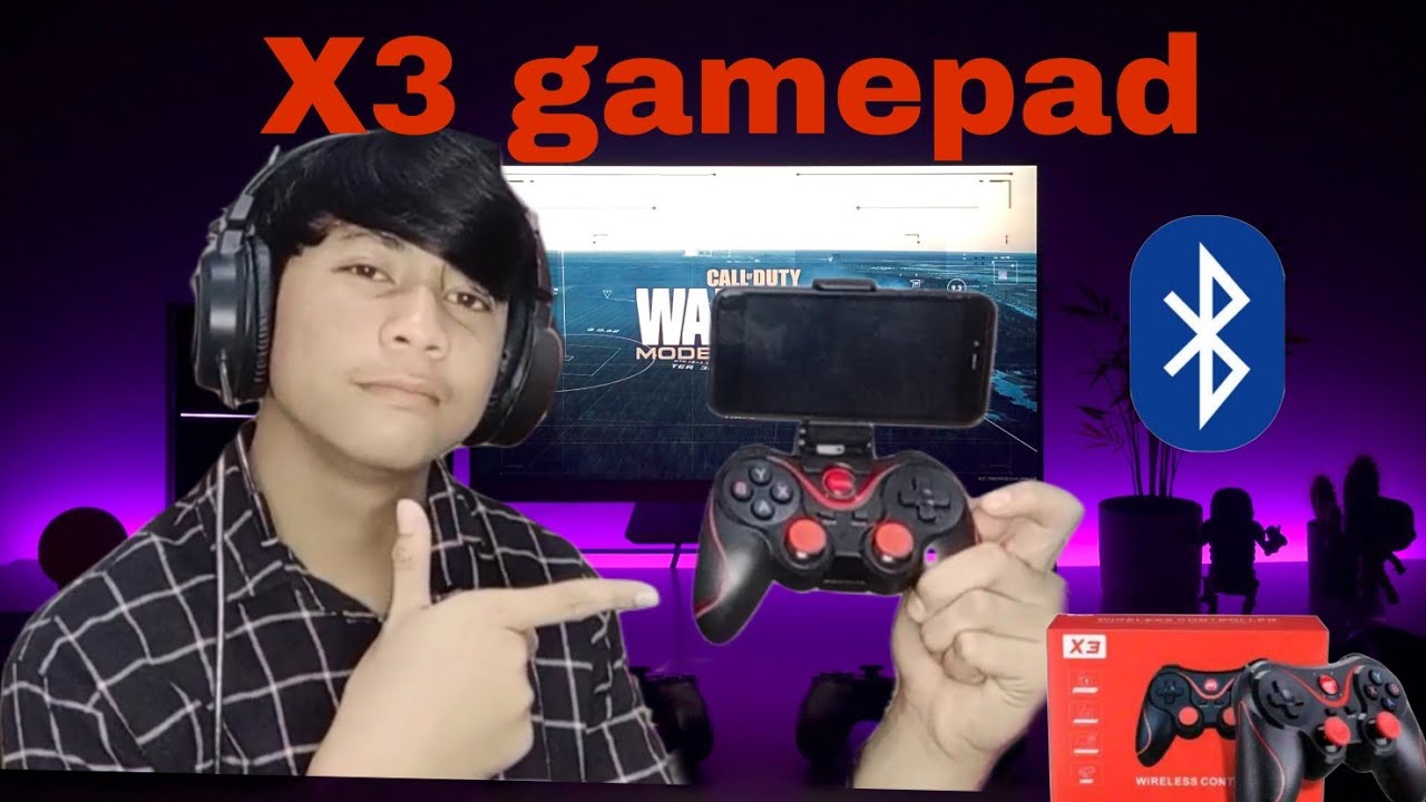 UNBOXING Stik game gaming || gamepad X3 bluetooth wereless.👍 - YouTube
