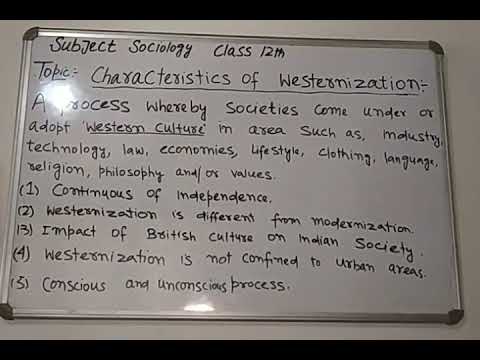 Characteristics of Westernization. - YouTube