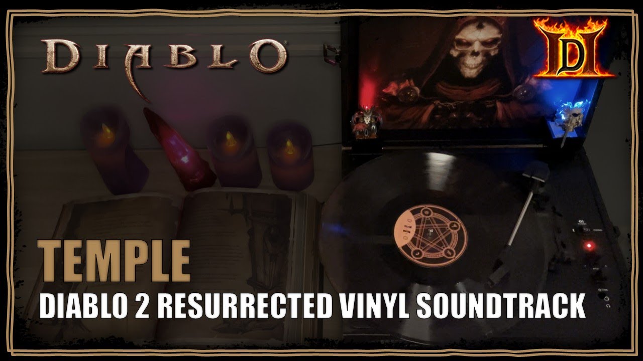 Diablo 2 OST Temple Vinyl Soundtrack Recording - YouTube