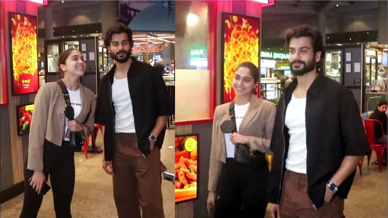 Sharvari Wagh & Sunny Kaushal Spotted Together At Airport Arrival - YouTube