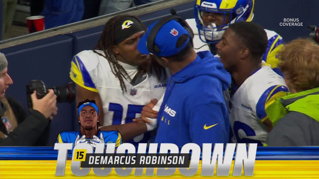 Rams Radio Call of Demarcus Robinson's Walk-Off Touchdown vs. Seahawks ...