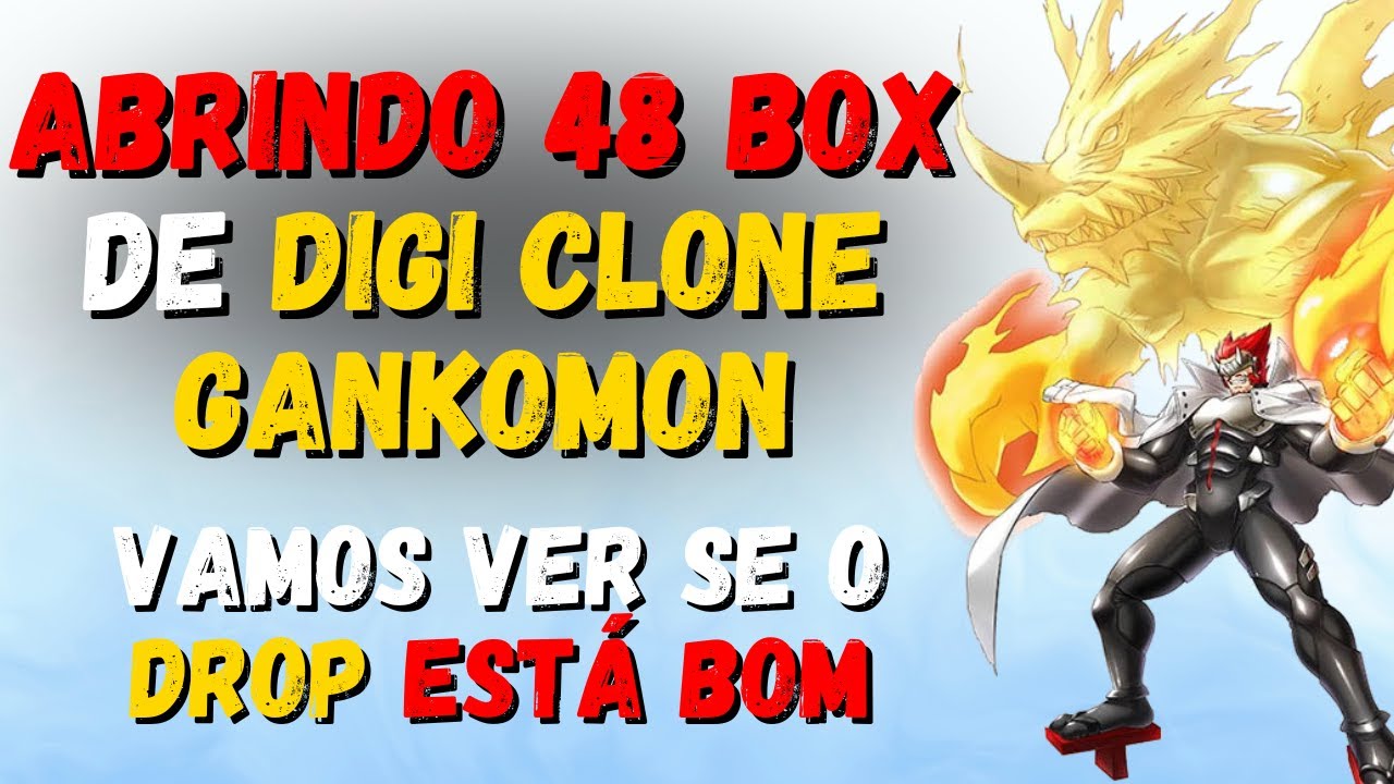 ABRI 48 BOX DE DIGI CLONE DO GANKOMON FOI UMA CHUVA DE CLONE? - DIGIMON ...