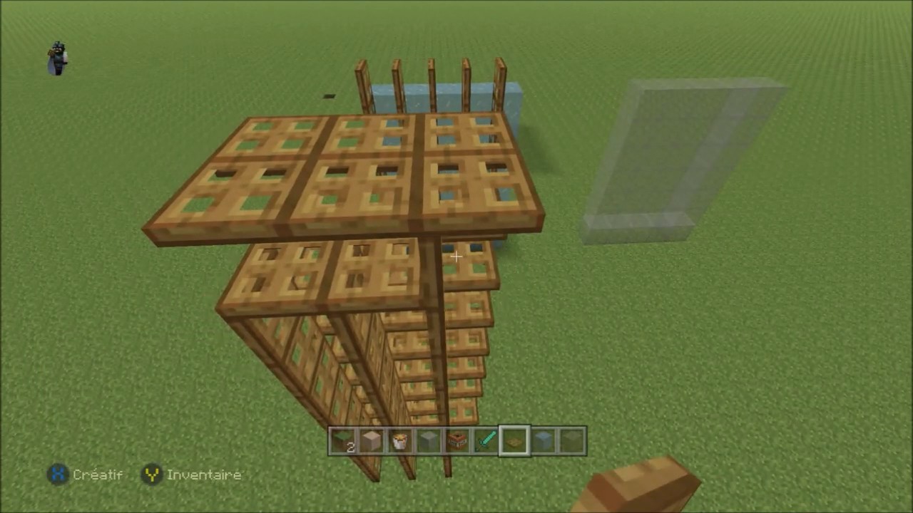 tuto minecraft comment mettre les trappes en bois en vertical sur xbox ...