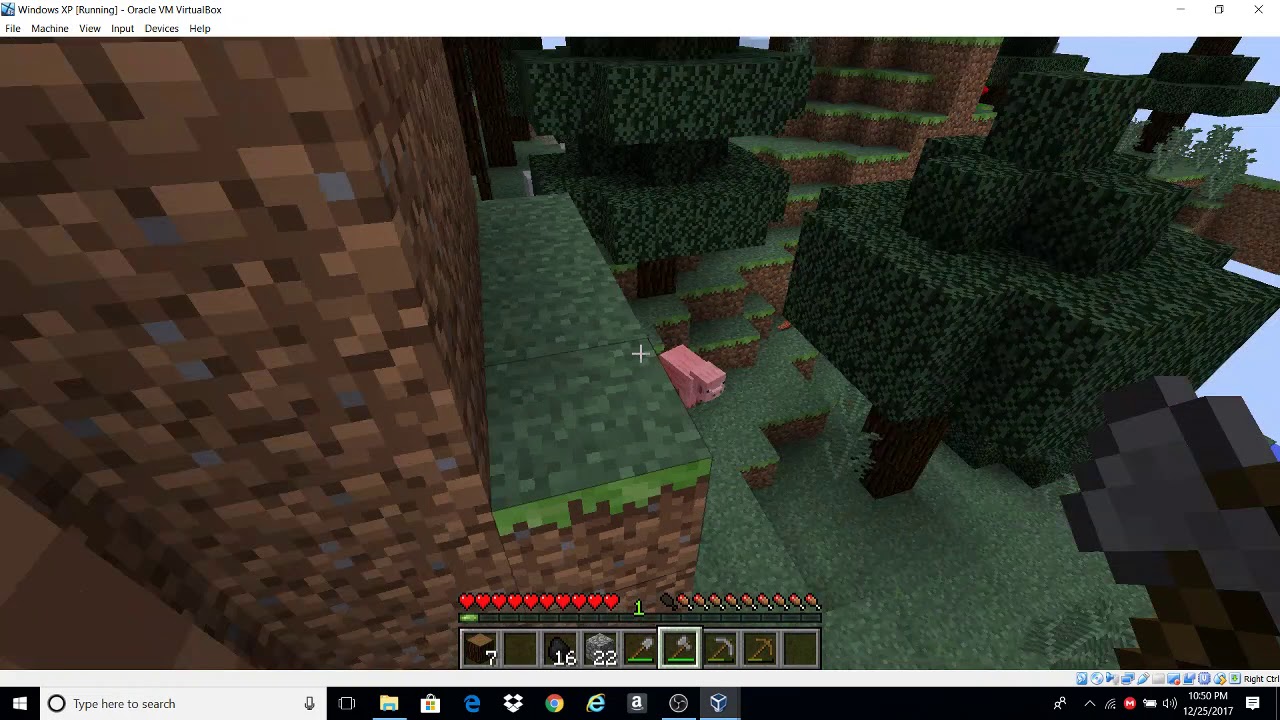 Minecraft on Virtualbox - YouTube