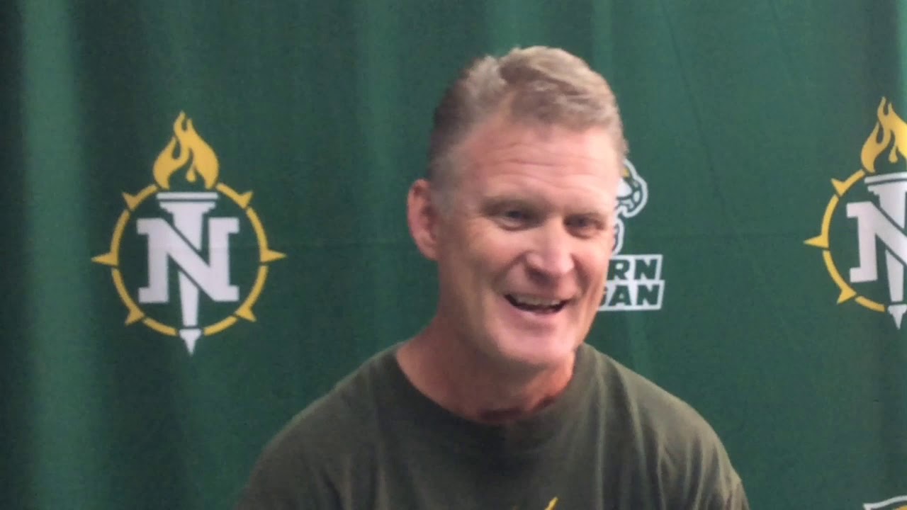 NMU Football Head Coach Kyle Nystrom - September 24, 2019 - YouTube