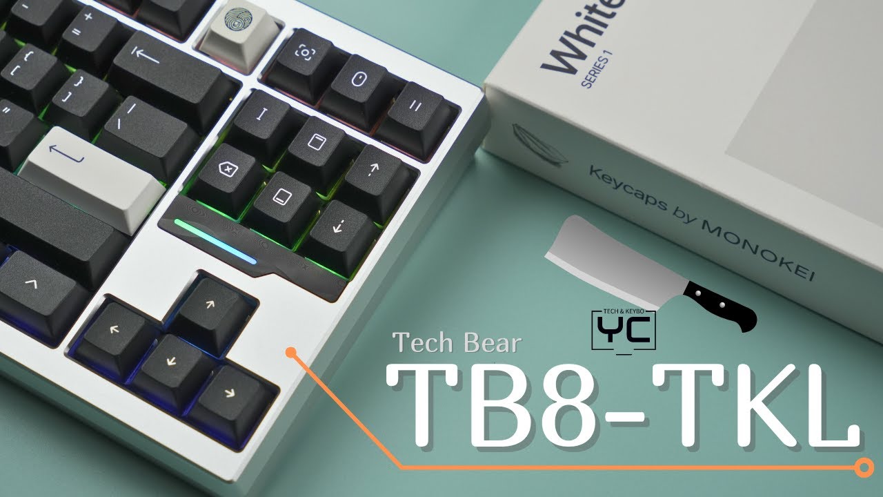 快拆大鋁刀！ TB8-TKL(TB80) by Tech Bear工作室 feat. GoMaster Salmon軸 | 開箱評測 | 打字 ...