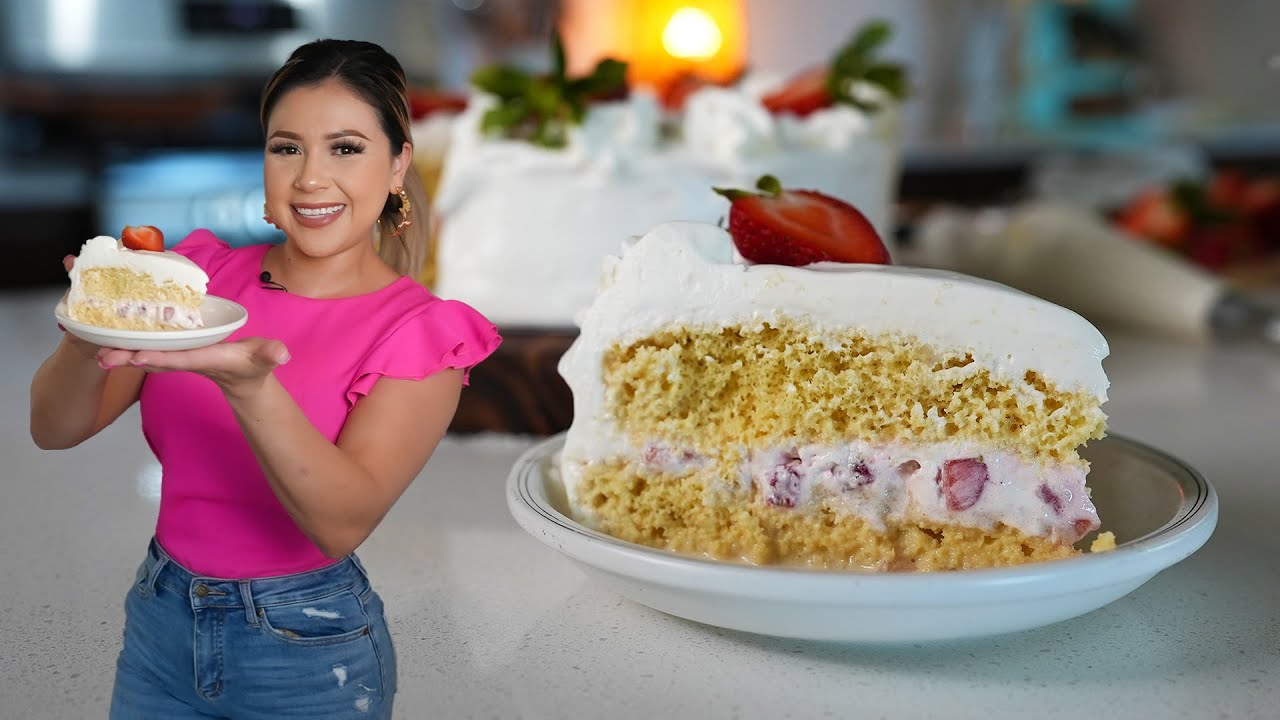 Lets Make the Best TRES LECHES CAKE from Scratch EASY SPONGE CAKE that ...