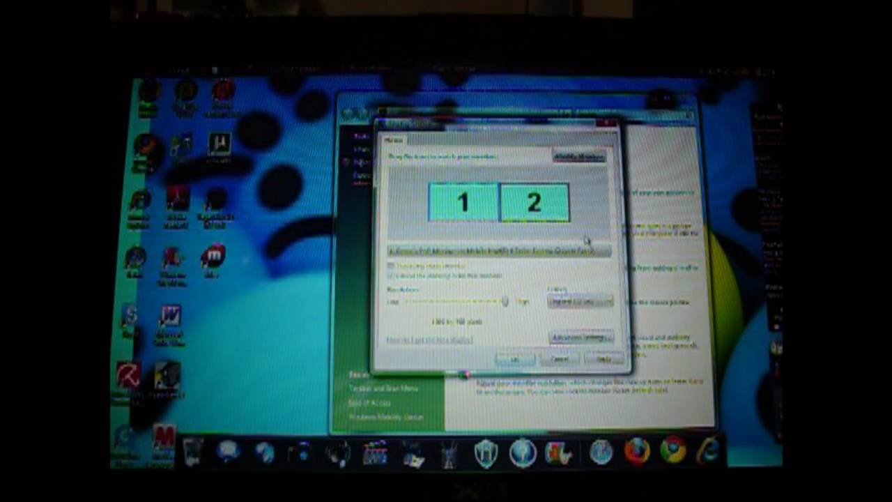 How to Set Up Dual Monitors With a Windows Vista Laptop - YouTube