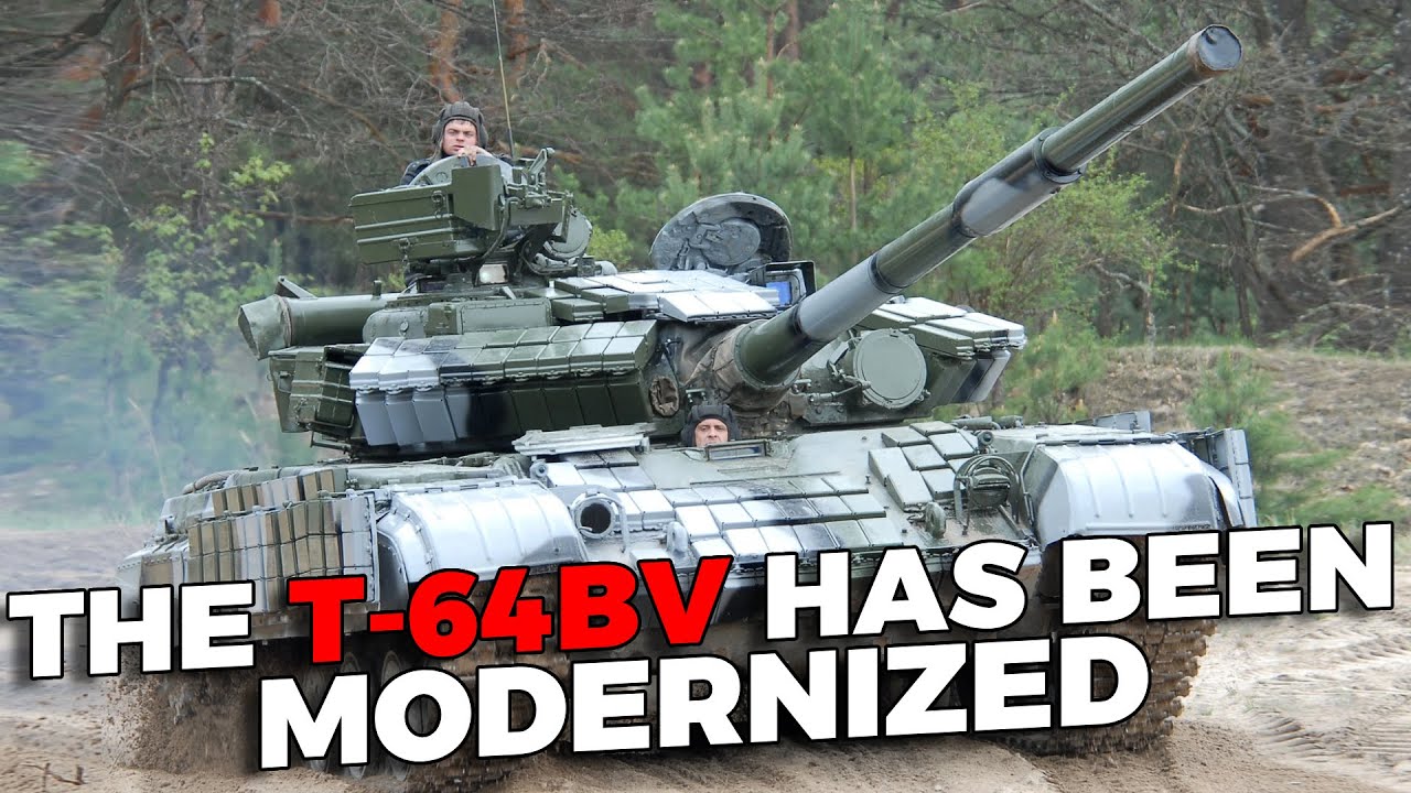 Ukrainian Armed Forces show modernized T-64BV tanks - YouTube