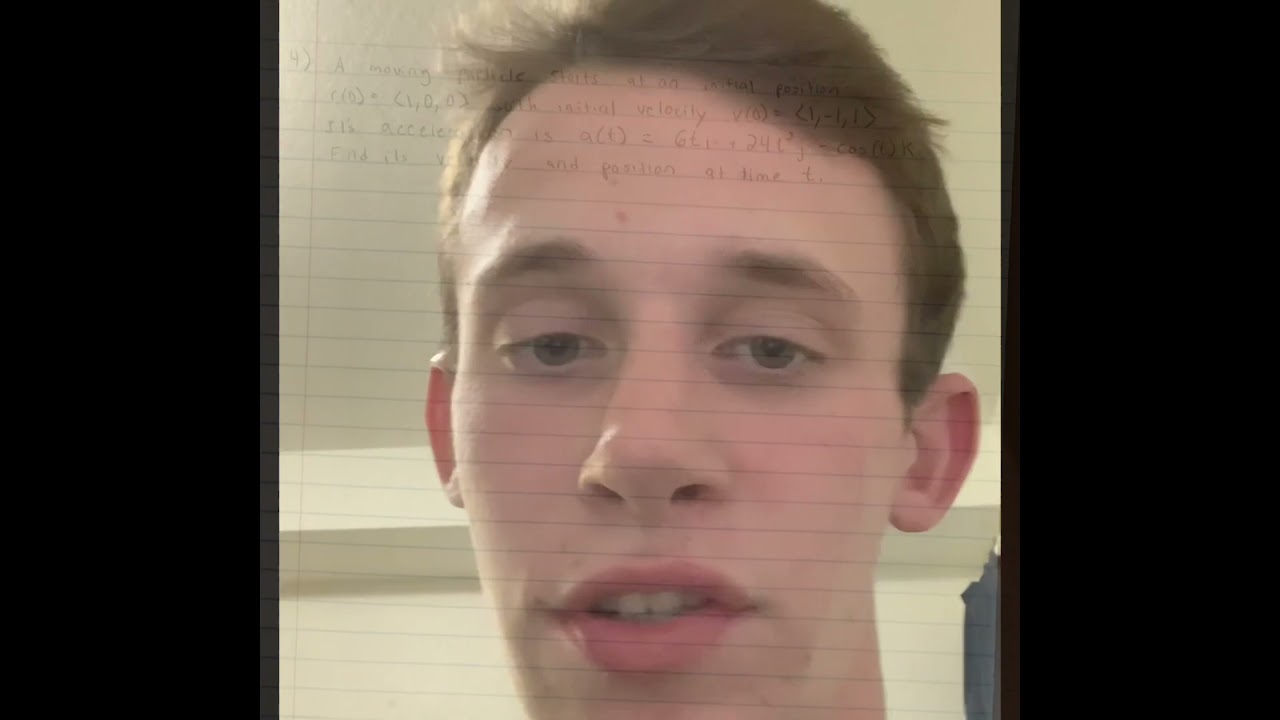 Calc 3 Optional Exam 4 YouTube calc-3-optional-exam-4-youtube