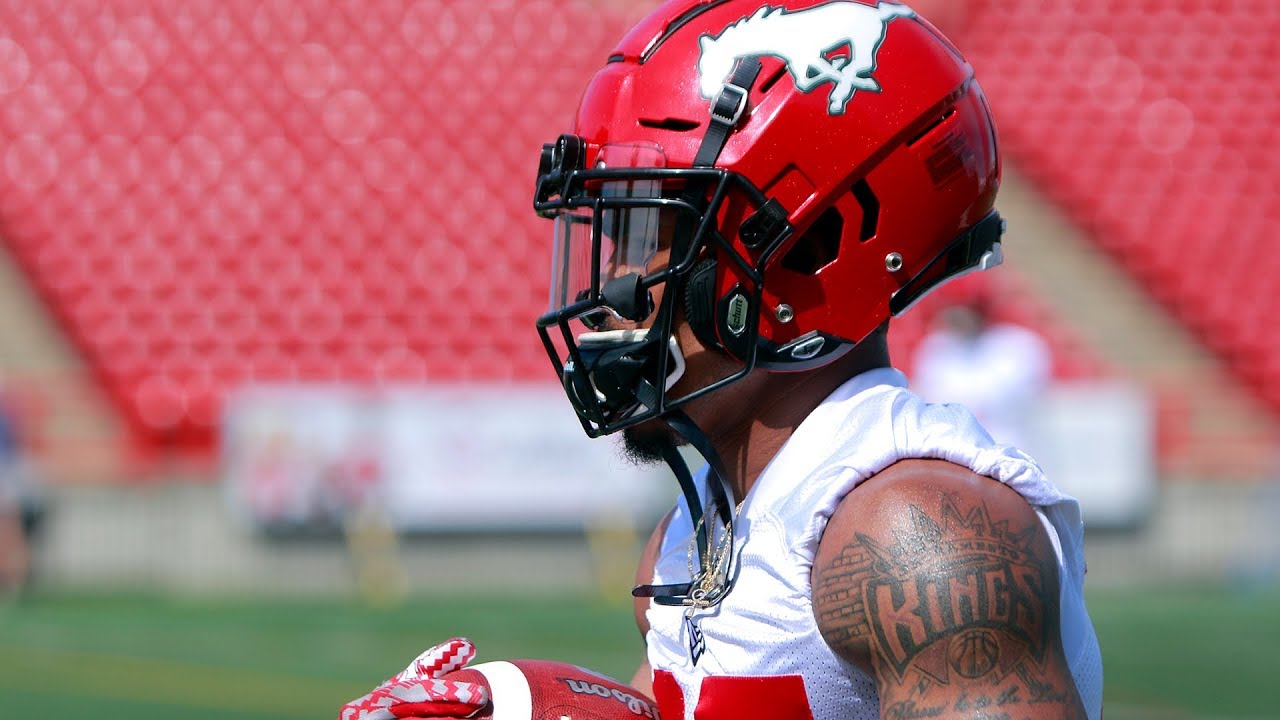 Stamps running back Don Jackson ready and eager to play - YouTube
