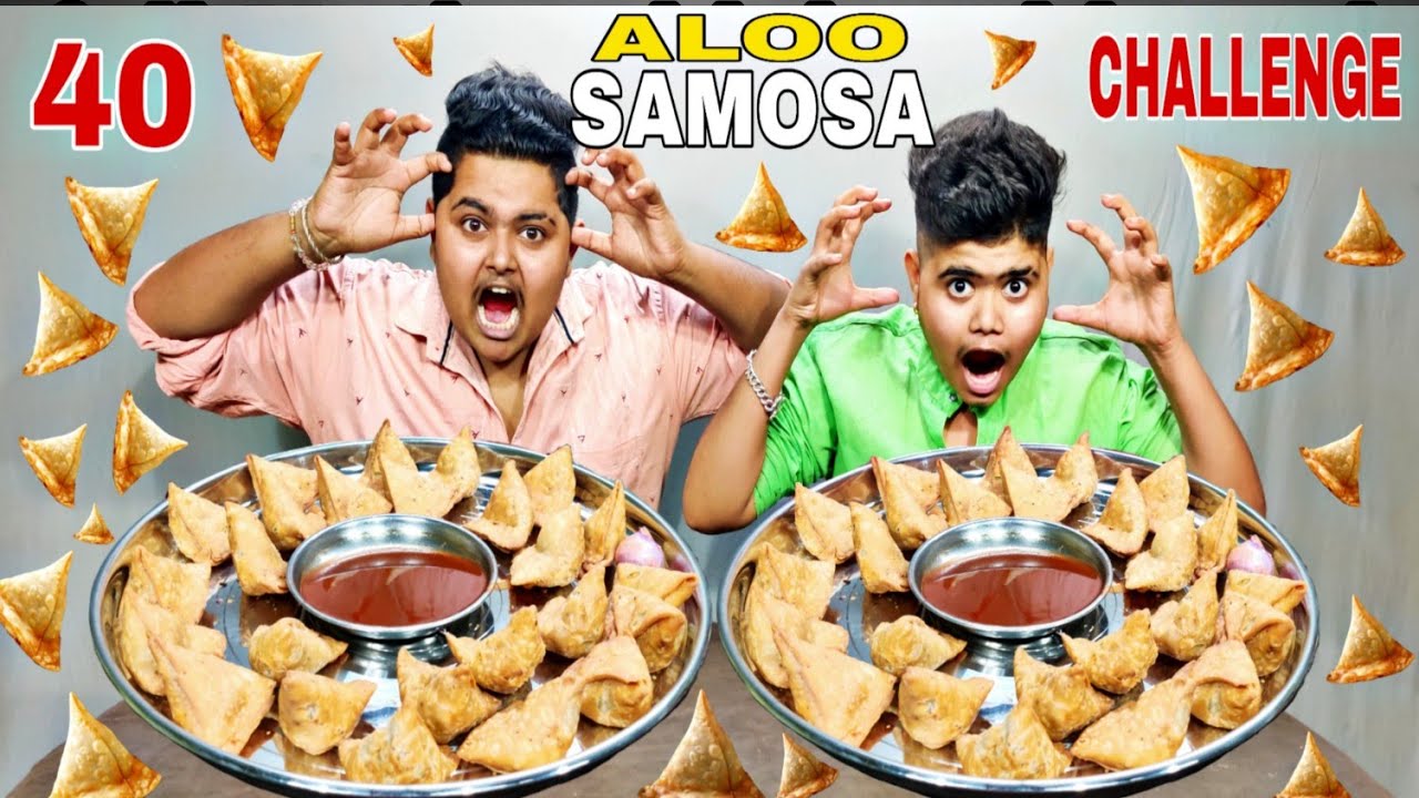 40 Samosa Eating Challenge | Samosa Eating Challenge | Samosa Challenge ...