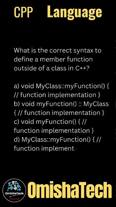 C++ programming | member function #shorts #ytshorts #cprogramming #cppprogramming - YouTube