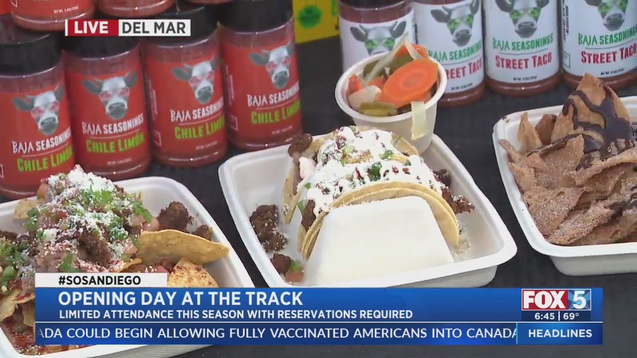 Opening Day At The Track: Food Options At Del Mar - YouTube