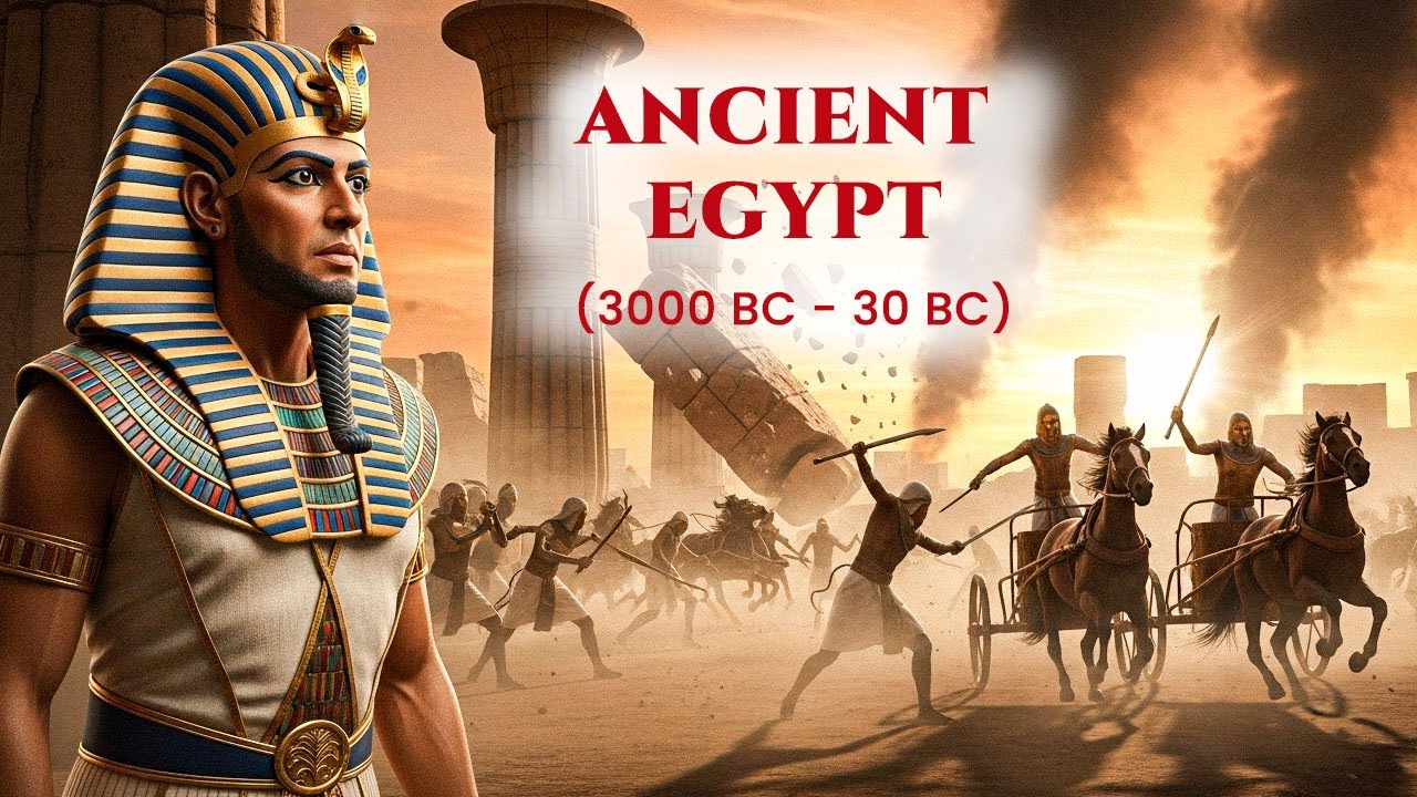 Timeline of Ancient Egypt (3000 BC - 30 BC) - YouTube