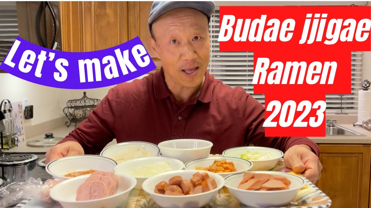 Fusion Budae jjigae ramen | Army base soup| Special Guests appearance ...