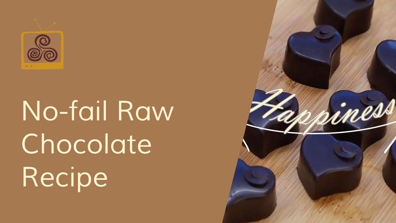 How to Make Raw Chocolate | No-fail Recipe with 3 Ingredients - YouTube