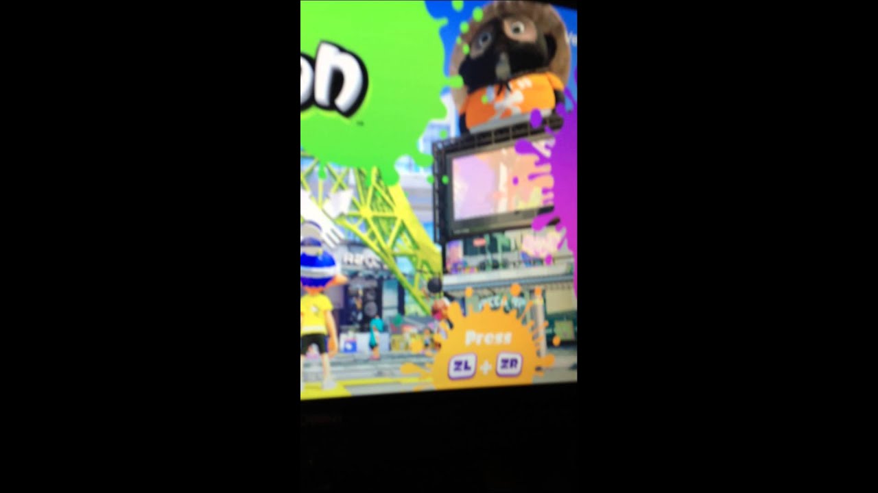 Splatoon- title screen - YouTube