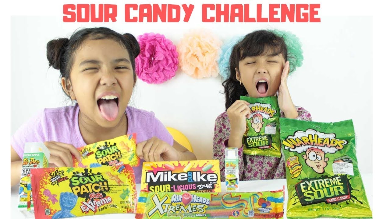 EXTREME SOUR CANDY CHALLENGE ♥ PERMEN ASAM - YouTube